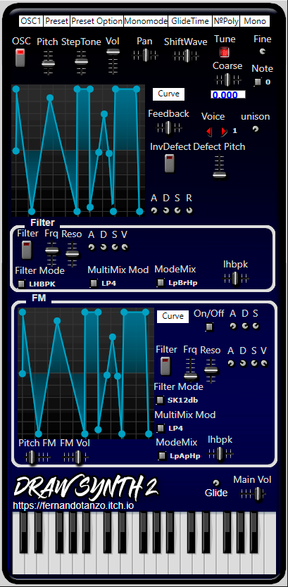 Draw Synth 2 by Fernando Tanzo - Synth (FM) Plugin VST VST3