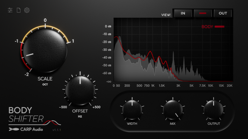 Body Shifter by CARP Audio - Spectral Envelope Shifter Plugin VST3 ...