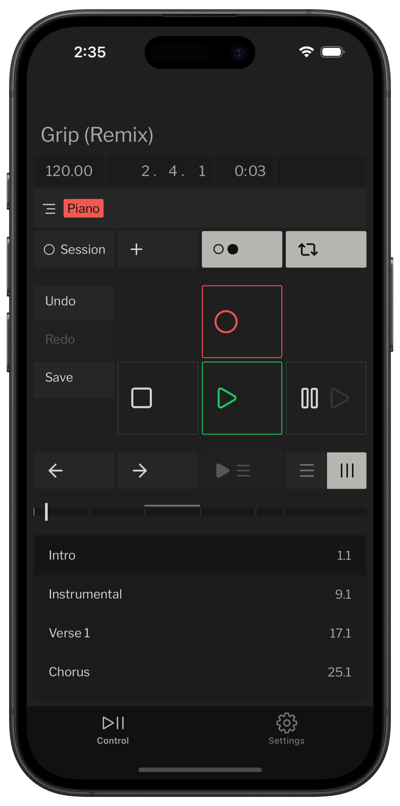 Grip by Adam Baker - Ableton Live Controller App