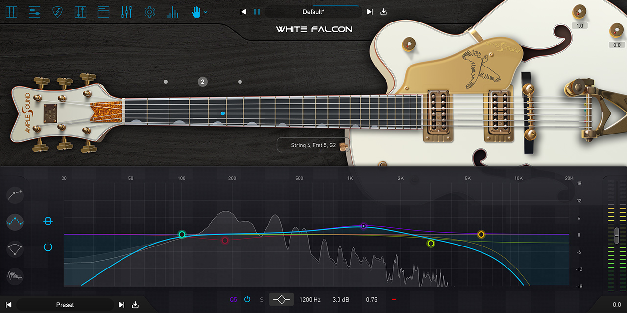 AGWF by Ample Sound - White Falcon Jazz Guitar Fingerstyle Plugin VST ...