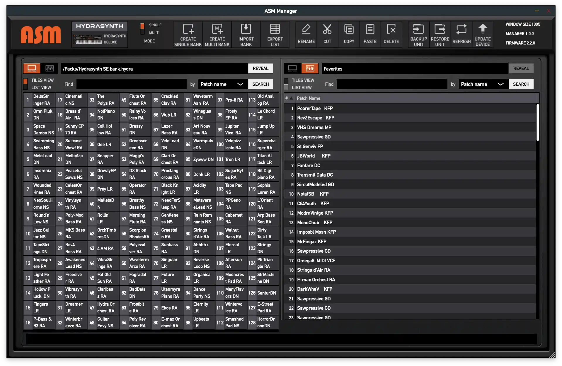 Ashun Sound Machines releases new ASM Manager app and Hydrasynth ...