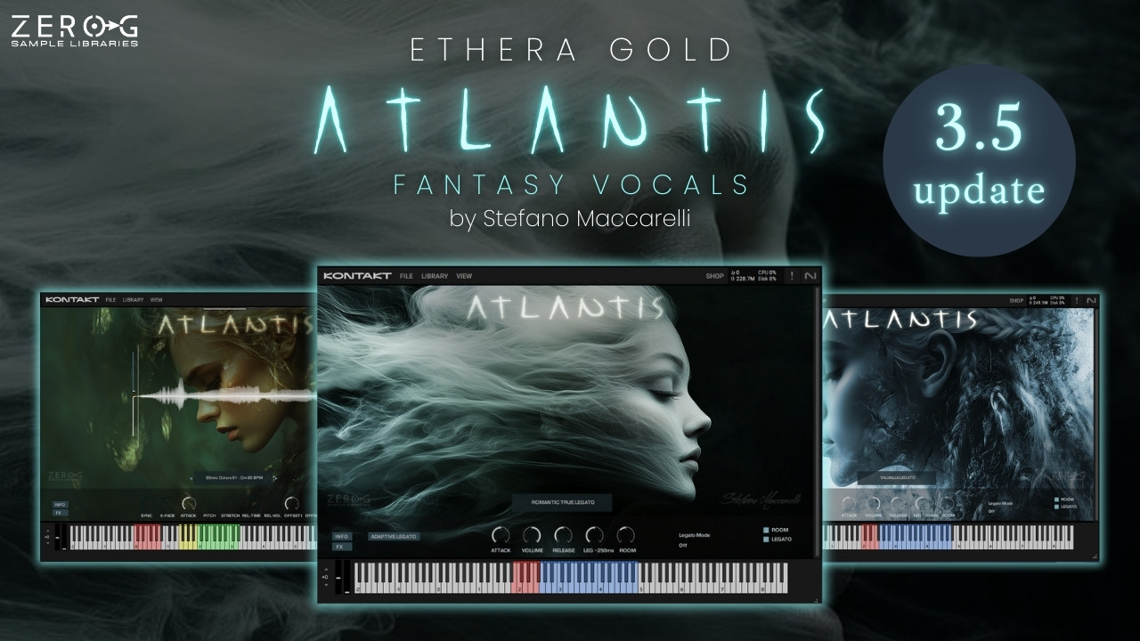 Zero-G releases "Ethera Gold Atlantis 3.5" Celtic Epic Fantasy Vocals ...
