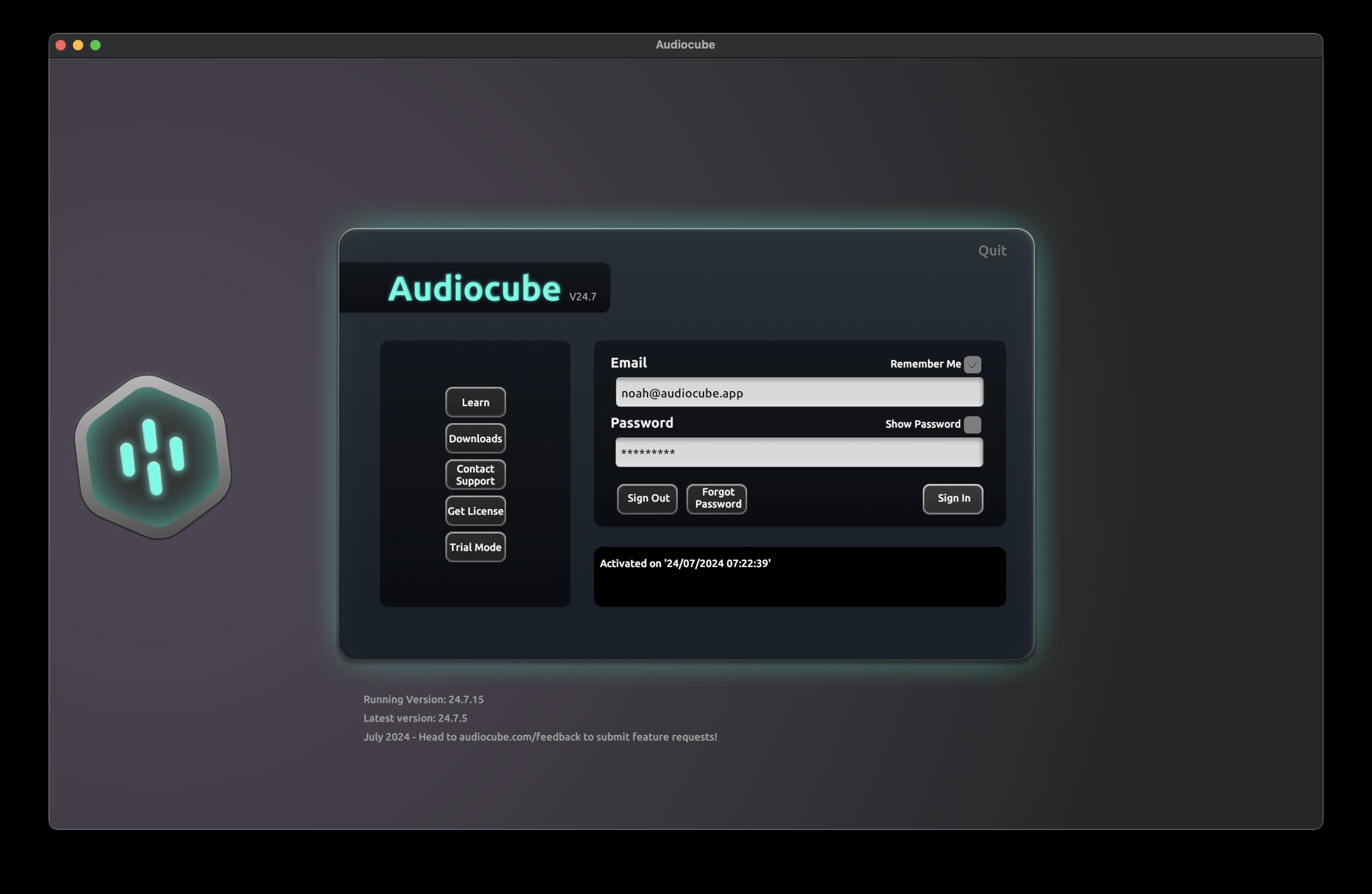 Audiocube by Audiocube - DAW Application