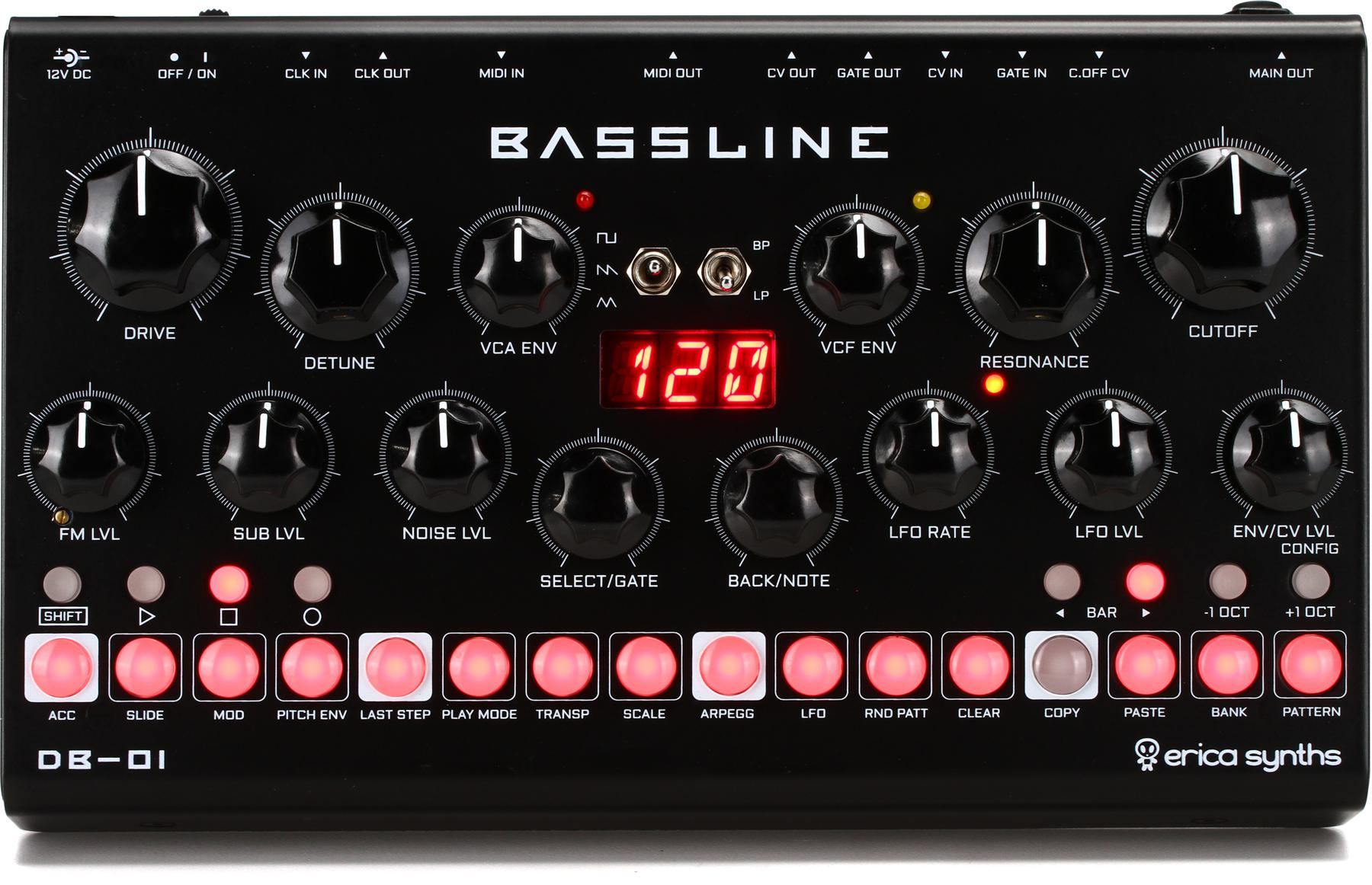 Desktop Bassline DB-01 by Erica Synths - Synthesizer Application