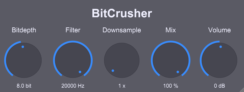 Bit Crusher by zazz - Bit Crusher Plugin VST3