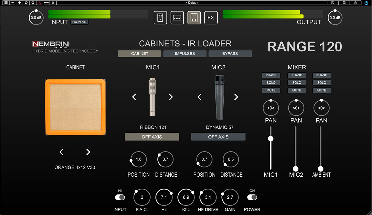 NA Range 120 Guitar Amplifier by Nembrini Audio - Amp Modeling Plugin ...