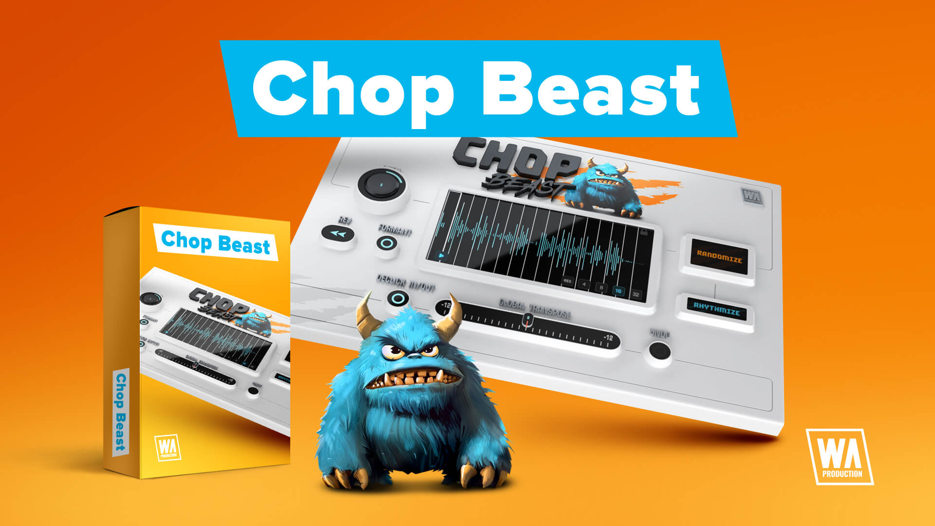 ChopBeast by W. A. Production - Loop Slicer Plugin VST VST3 Audio Unit AAX