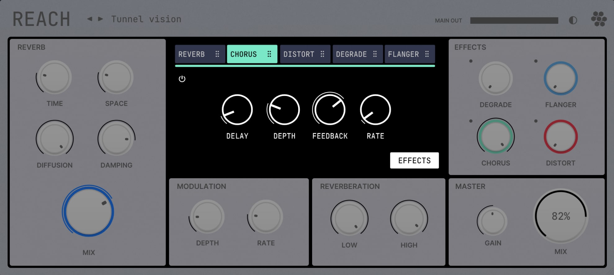 Reach by Sinuslabs - Reverb Plugin VST3 Audio Unit