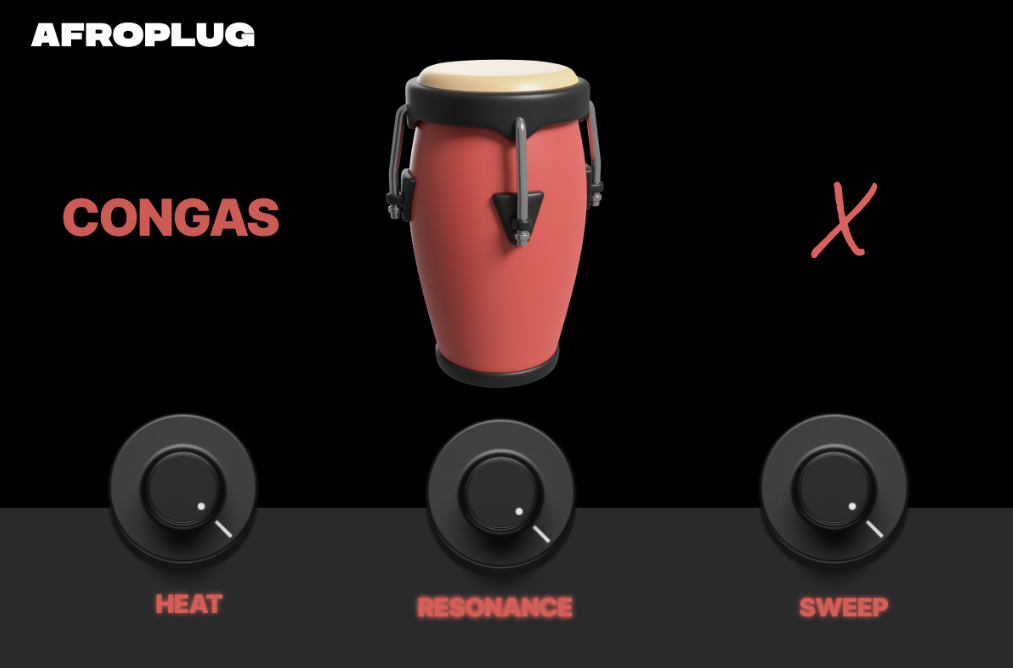 Congas X by Afroplug - Percussion Plugin VST VST3 Audio Unit