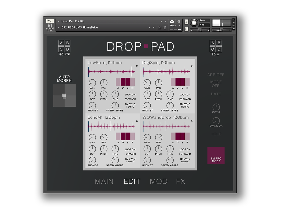 Drop Pad - Rhythmic Edition by soundtrax - Rhythmic Samples