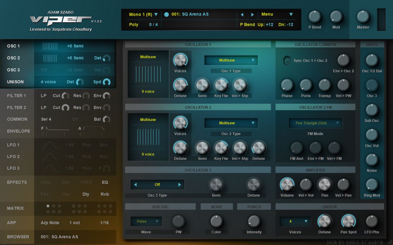satYatunes releases Evergreen Dark Theme for Viper