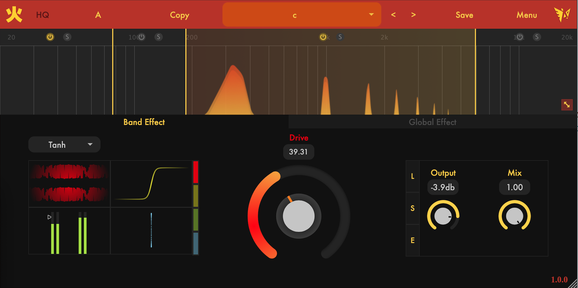 Fire by Blue Wings Music - Distortion Plugin VST3 Audio Unit CLAP