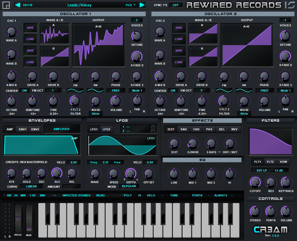 Cr3am VSTi by Infected-Sounds - Synth Plugin VST3