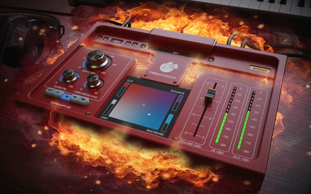 FireMaximizer by FireSonic by United Plugins - Maximizer Plugin VST ...
