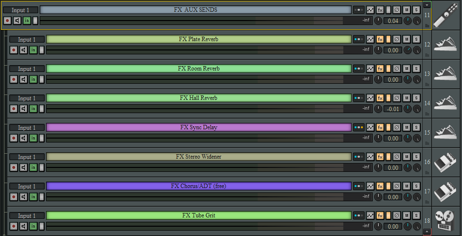 REAPER Recording Template – Stock Plug-in Version by Real Grooves Audio ...