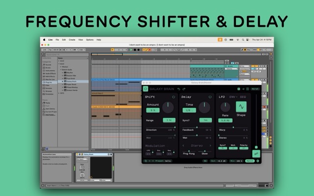 Galaxy Brain — Frequency Shifter & Delay by Sketch Audio - Frequency ...