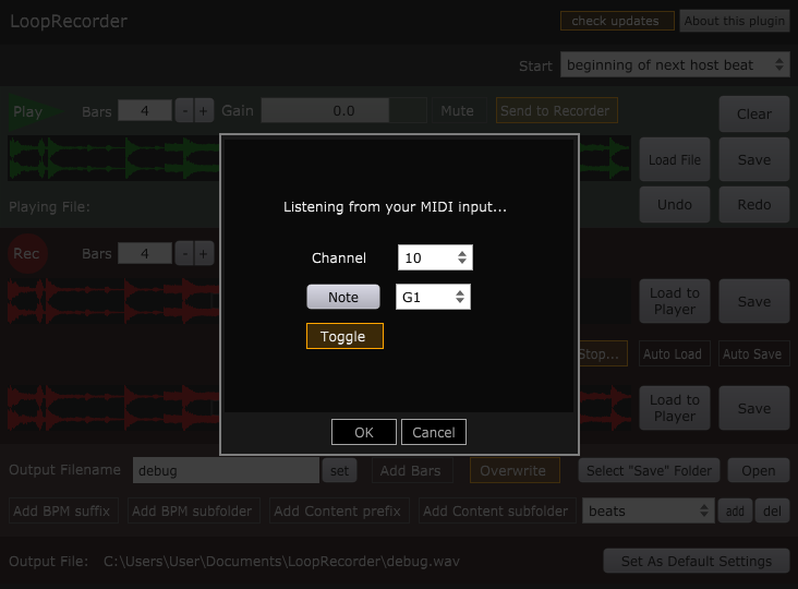 KVR: LoopRecorder by 4drX - Recorder VST Plugin and Audio Units Plugin