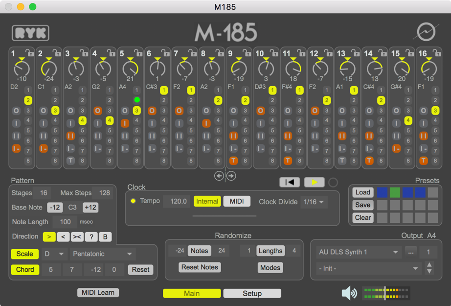 M185 Step Sequencer By Defective Records Step Sequencer Plugin Host