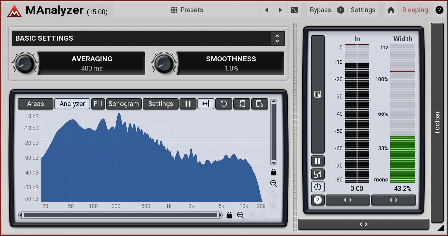 MAnalyzer by MeldaProduction - Analyser / Monitor Plugin VST VST3 Audio ...