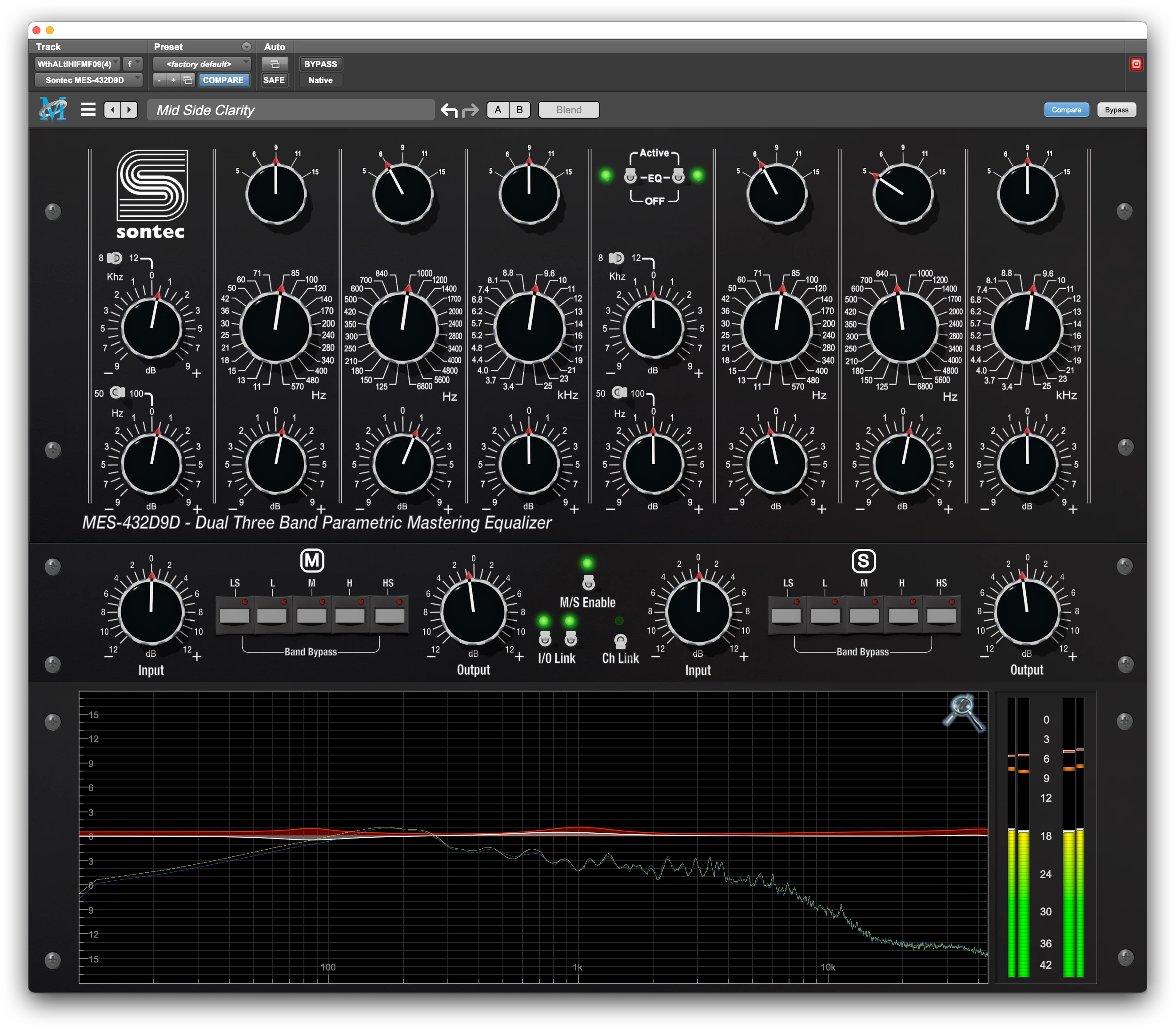 Sontec MES-432D9D by Metric Halo - EQ Plugin VST VST3 Audio Unit AAX