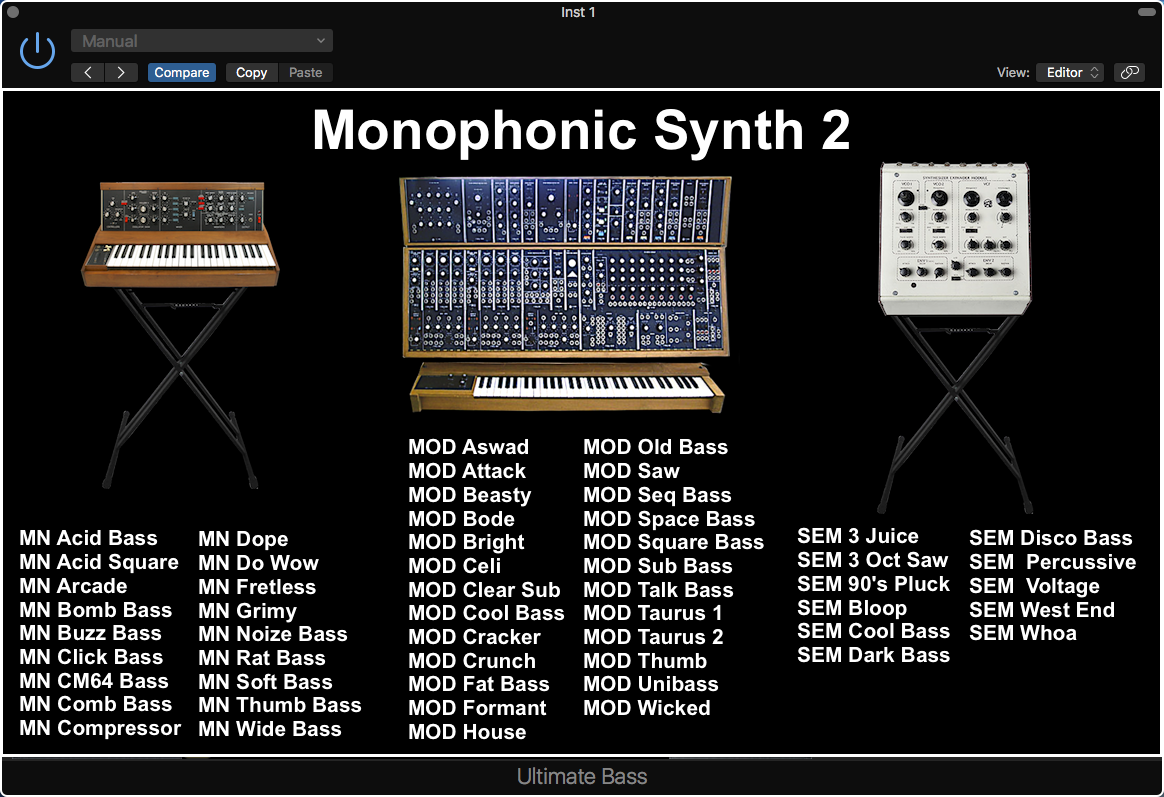 MB Ultimate Bass by MB Audio Lab - Virtual Instrument Bundle Plugin VST ...