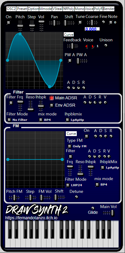 Draw Synth 2 by Fernando Tanzo - Synth (FM) Wave Plugin VST VST3