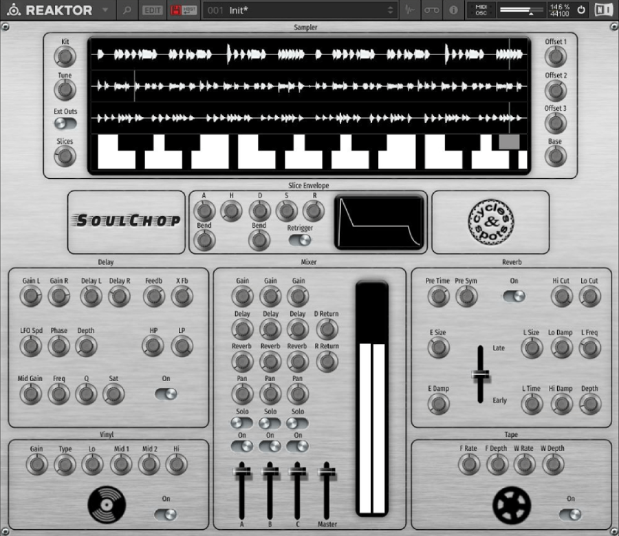 Reaktor SoulChop by Cycles & Spots - Reaktor Instrument