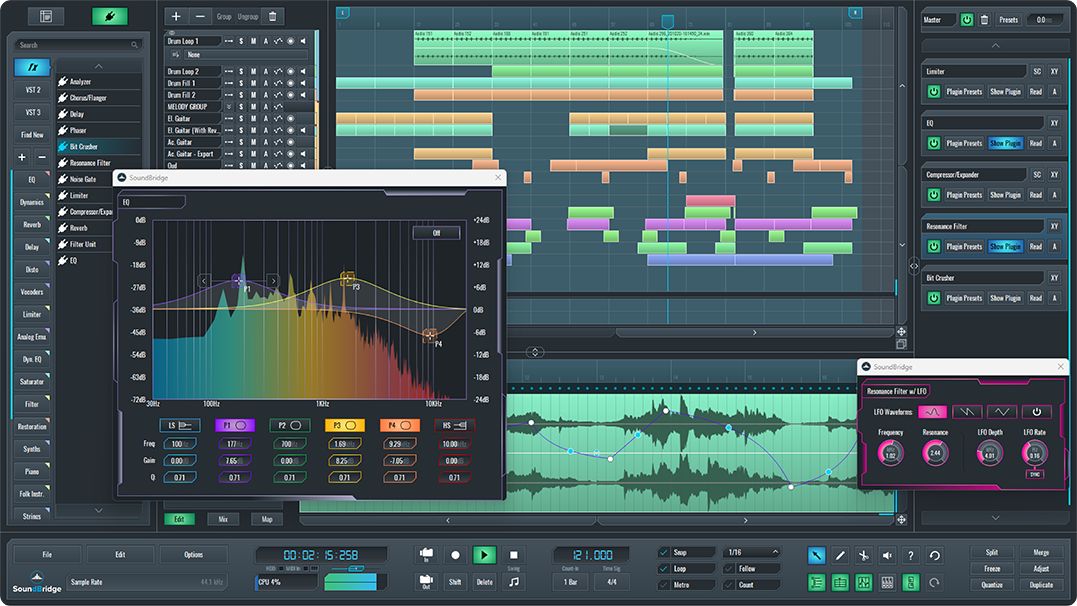 SoundBridge: DAW by SoundBridge - DAW Plugin Host VST VST3