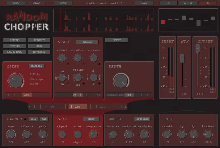 Random Chopper by Philipe Zenz Audio - Randomizer Plugin VST3