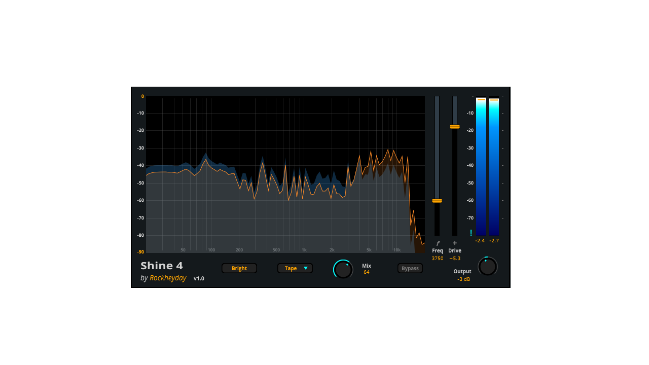 Shine 4 (Free Standalone) by Rockheyday - Harmonic Exciter Application