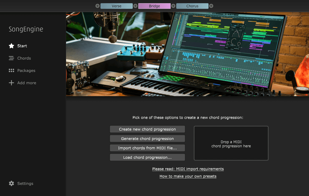 SongEngine by FeelYourSound - MIDI Generator Plugin VST VST3 Audio Unit