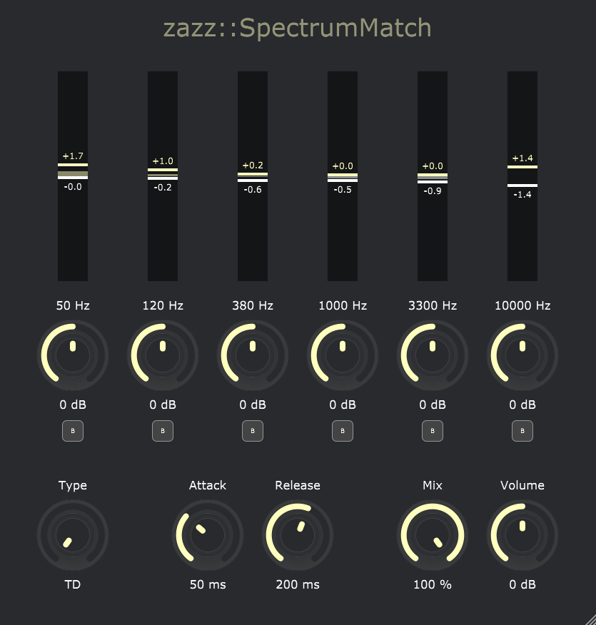 Spectrum Match by zazz - EQ Plugin VST3