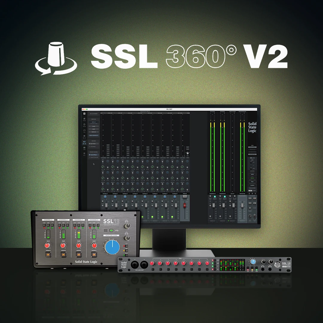 Solid State Logic releases SSL 360° v2.0 Software - Feature and ...