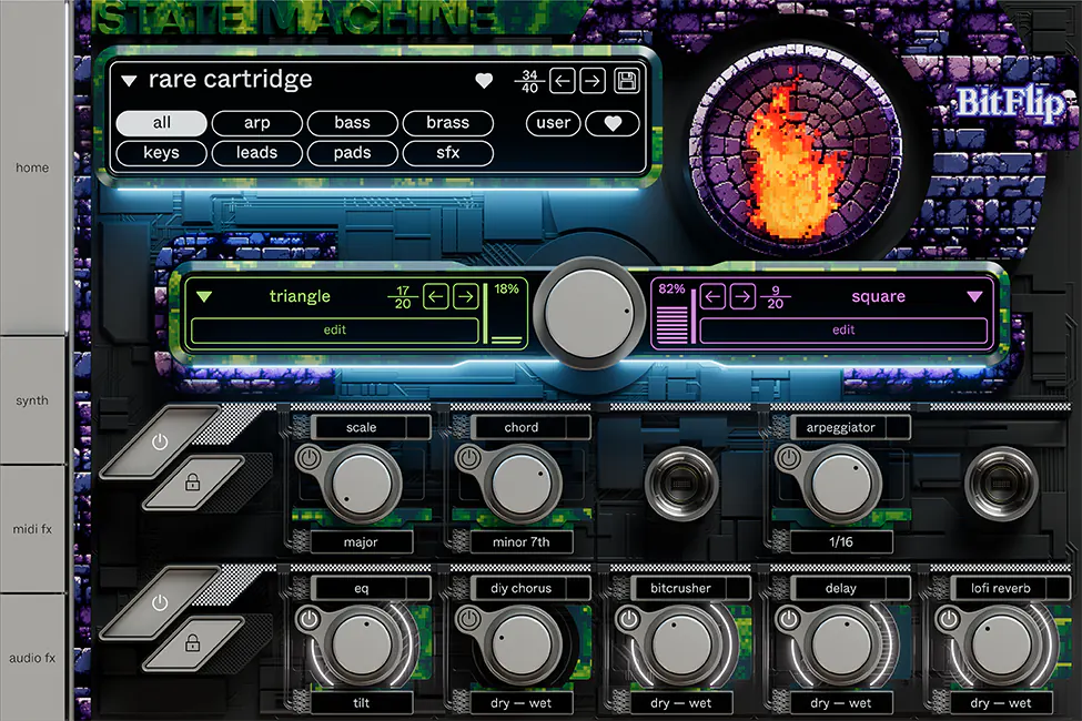 State Machine BitFlip by Cradle - Synth Plugin VST3 Audio Unit AAX