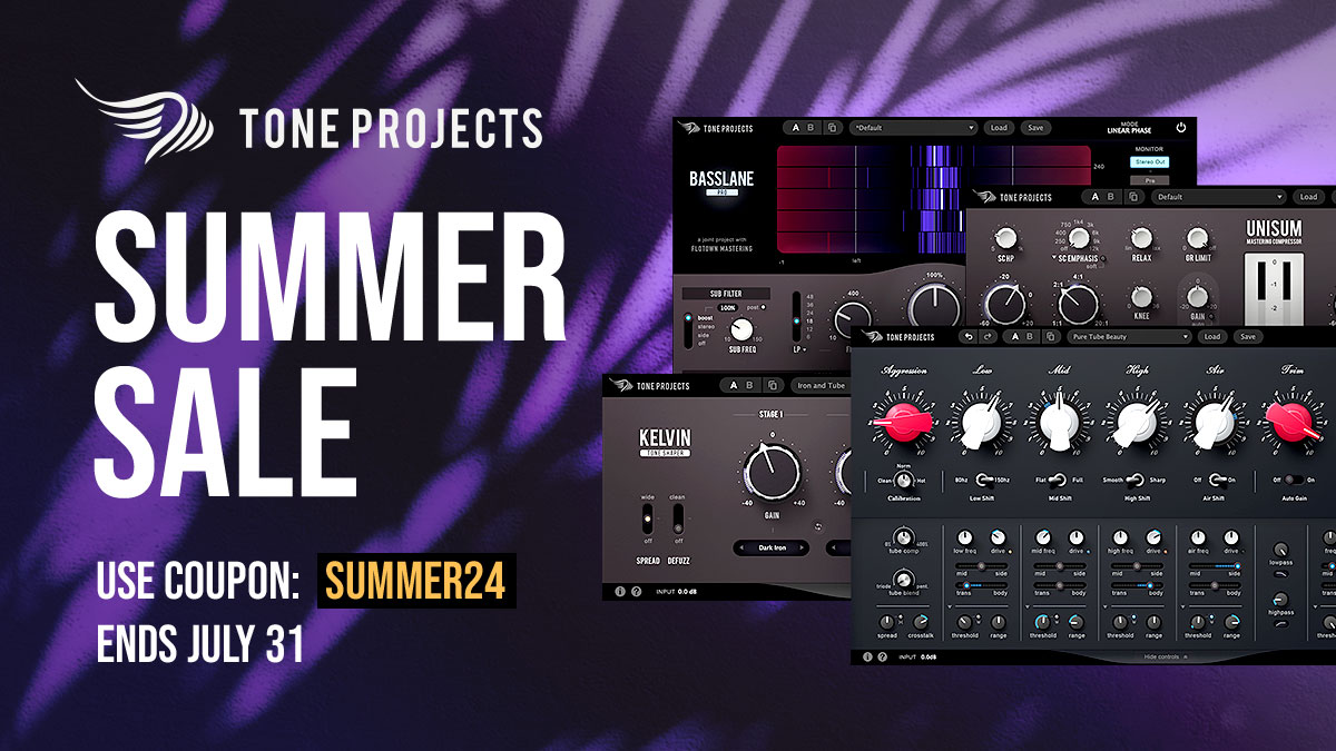 Tone Projects Summer Sale - Up to 25% off