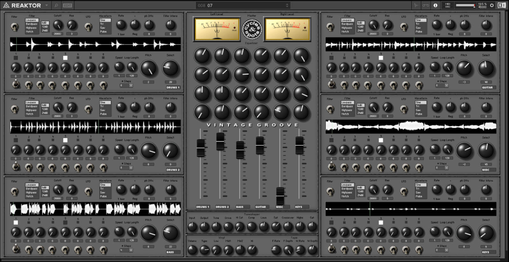 Reaktor Vintage Groove by Cycles & Spots - Reaktor Ensemble