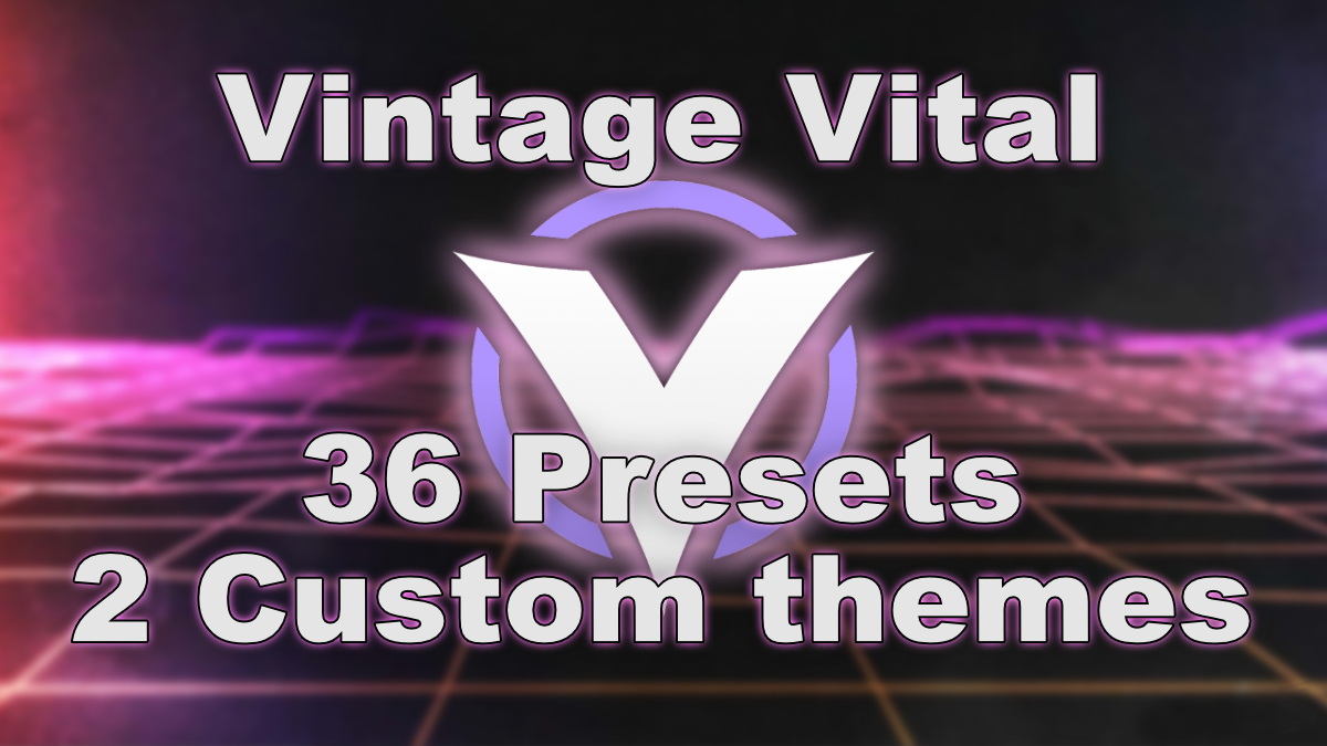 satYatunes releases Vintage Vital - 36 Presets and 2 Custom Themes for ...