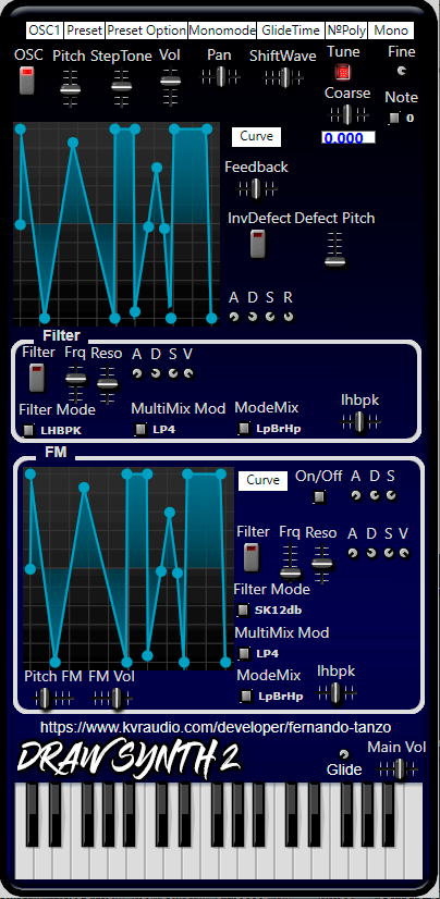 Draw Synth 2 by Fernando Tanzo - Synth (FM) Plugin VST VST3