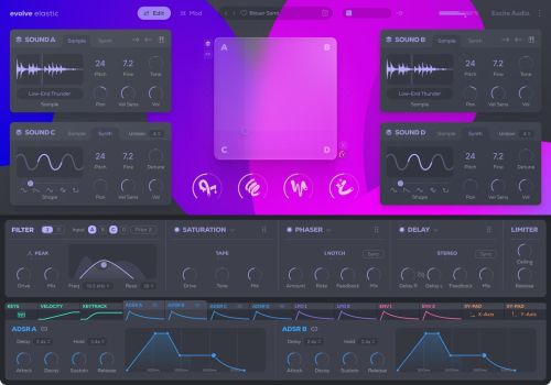 Evolve Elastic by Excite Audio - Synth Plugin VST VST3 Audio Unit AAX