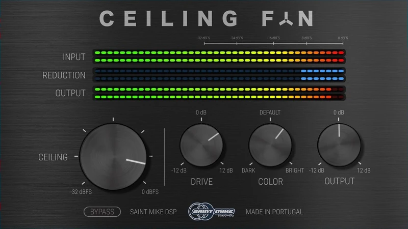 Ceiling Fan by Saint Mike DSP - Clipper Plugin VST3 Audio Unit