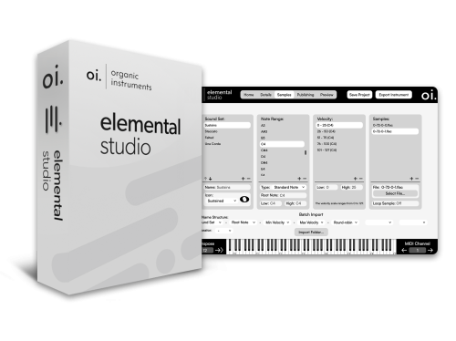 Elemental Studio by organic instruments - Plug-in Creator Plugin VST3 ...