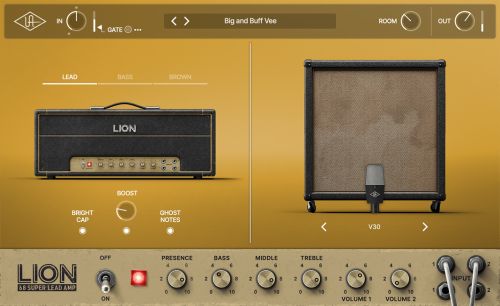 UADx Lion '68 Super Lead Amp by Universal Audio - Amp Simulator Plugin ...