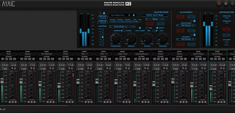 M3 Mixer by Ayaic - Mixing/Mastering Plugin VST VST3 Audio Unit AAX