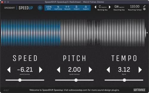 SpeedShift Speedup by Sottovoce DSP - Speed Change Slowdown Speedup ...