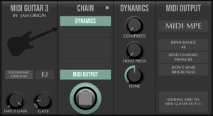 MIDI Guitar by JamOrigin - MIDI Guitar Controller Plugin VST3 Audio Unit